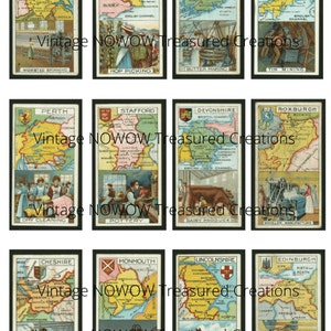 Vintage Maps With History Digital Kit Digikit Digital Print Digital ...