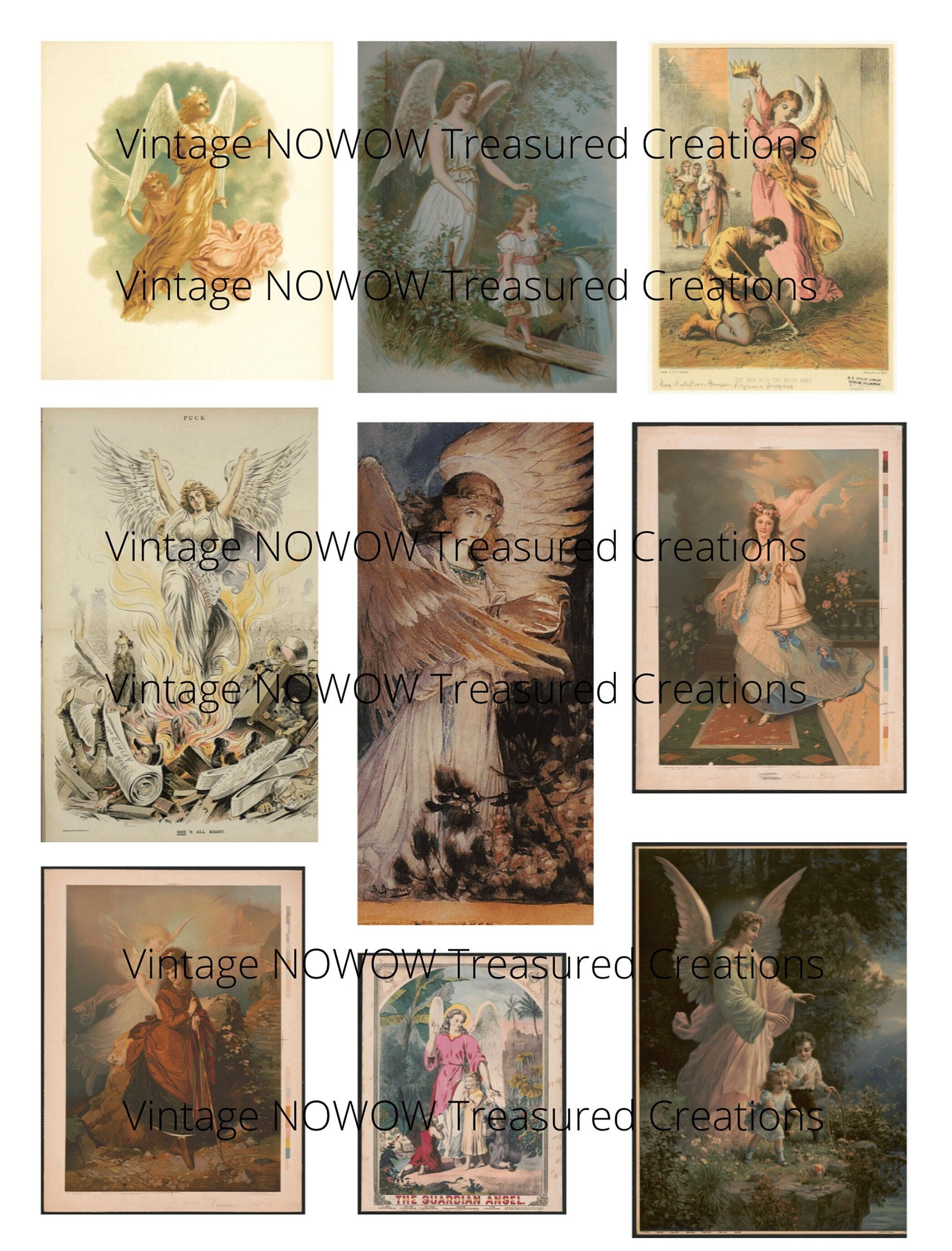 Embellishments Angel Vintage Digikit digital kit digital printable ...