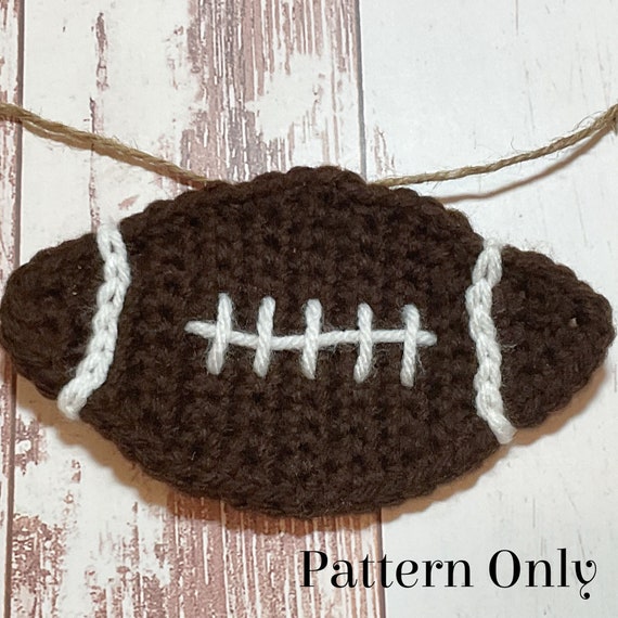 Football Garland Crochet pattern ONLY - Etsy