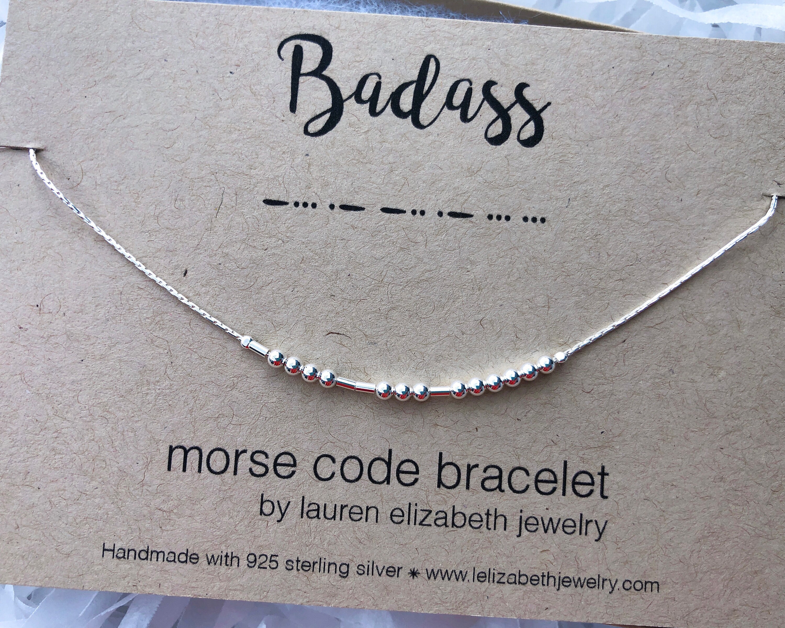 Custom Morse Code Bracelet Stay Strong Bracelet Gift of | Etsy