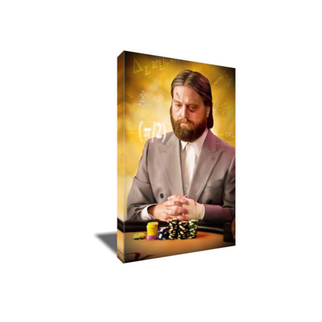 FREE SHIPPING the Hangover Card Counting Alan Poster Photo Painting ...