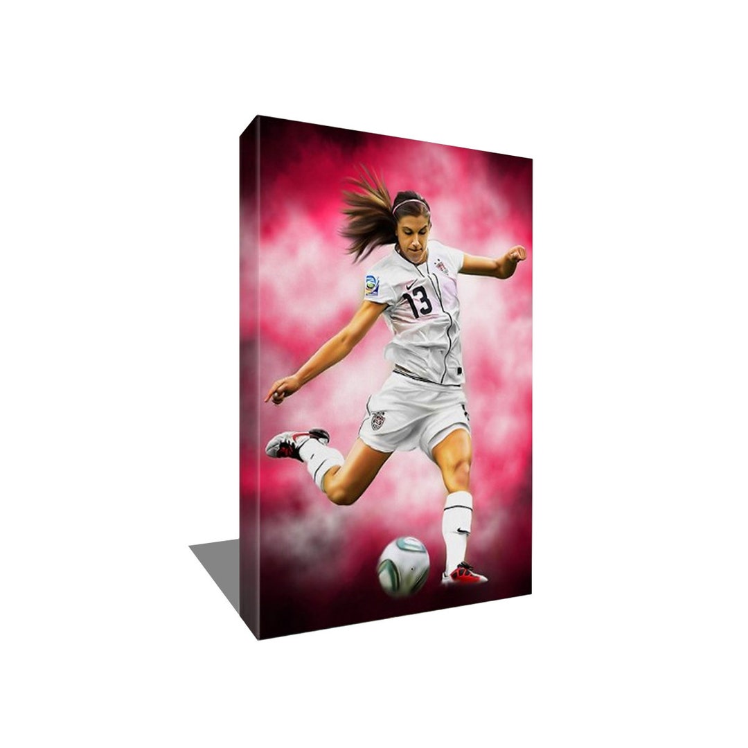 FREE SHIPPING Women's Soccer Star Alex Morgan Poster Photo Painting ...