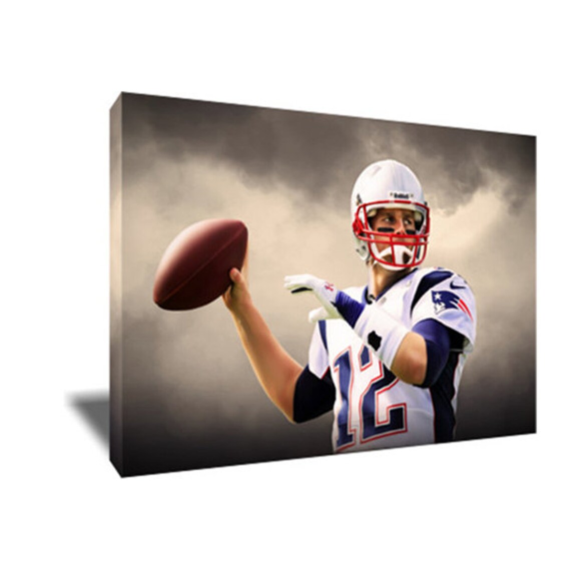 FREE SHIPPING Tom Brady Poster Photo Painting Artwork on Canvas Wall ...