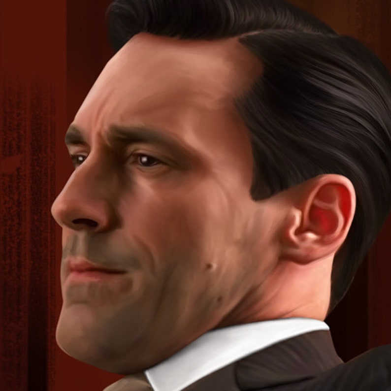 FREE SHIPPING Mad Men's Don Draper Poster Photo Painting | Etsy