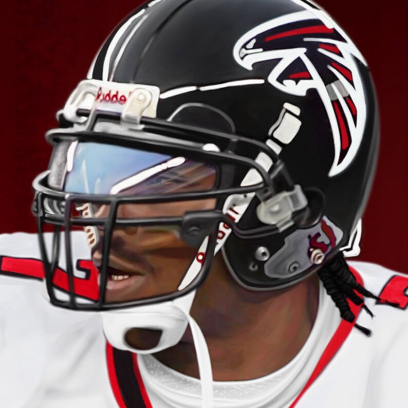 FREE SHIPPING Michael Vick Poster Photo Painting Artwork on - Etsy