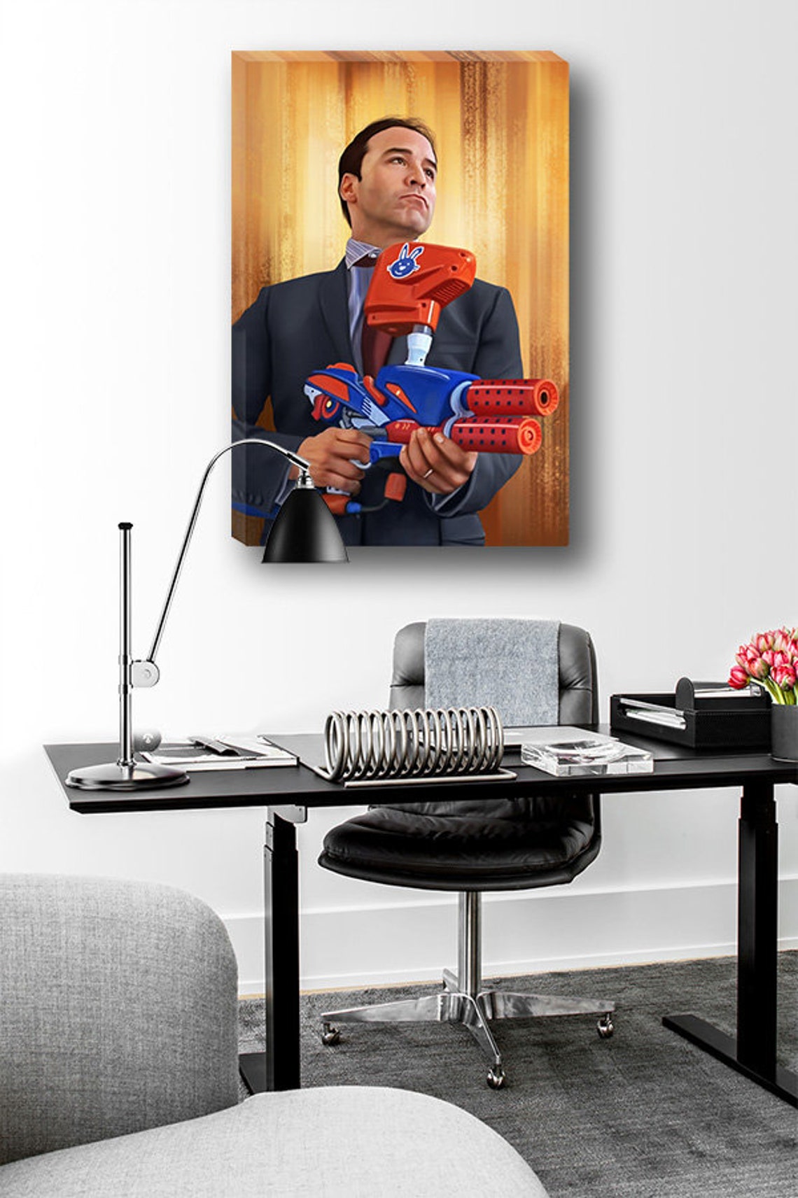 FREE SHIPPING Ari Gold Paintball You FIRED Canvas Wall Art - Etsy