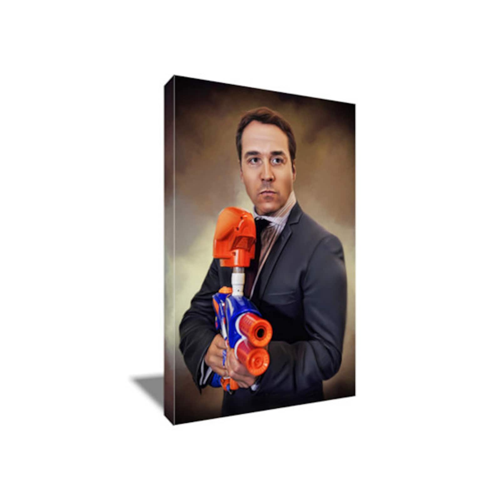 FREE SHIPPING Entourage's Ari Gold Paintball Gun Poster Photo Painting ...
