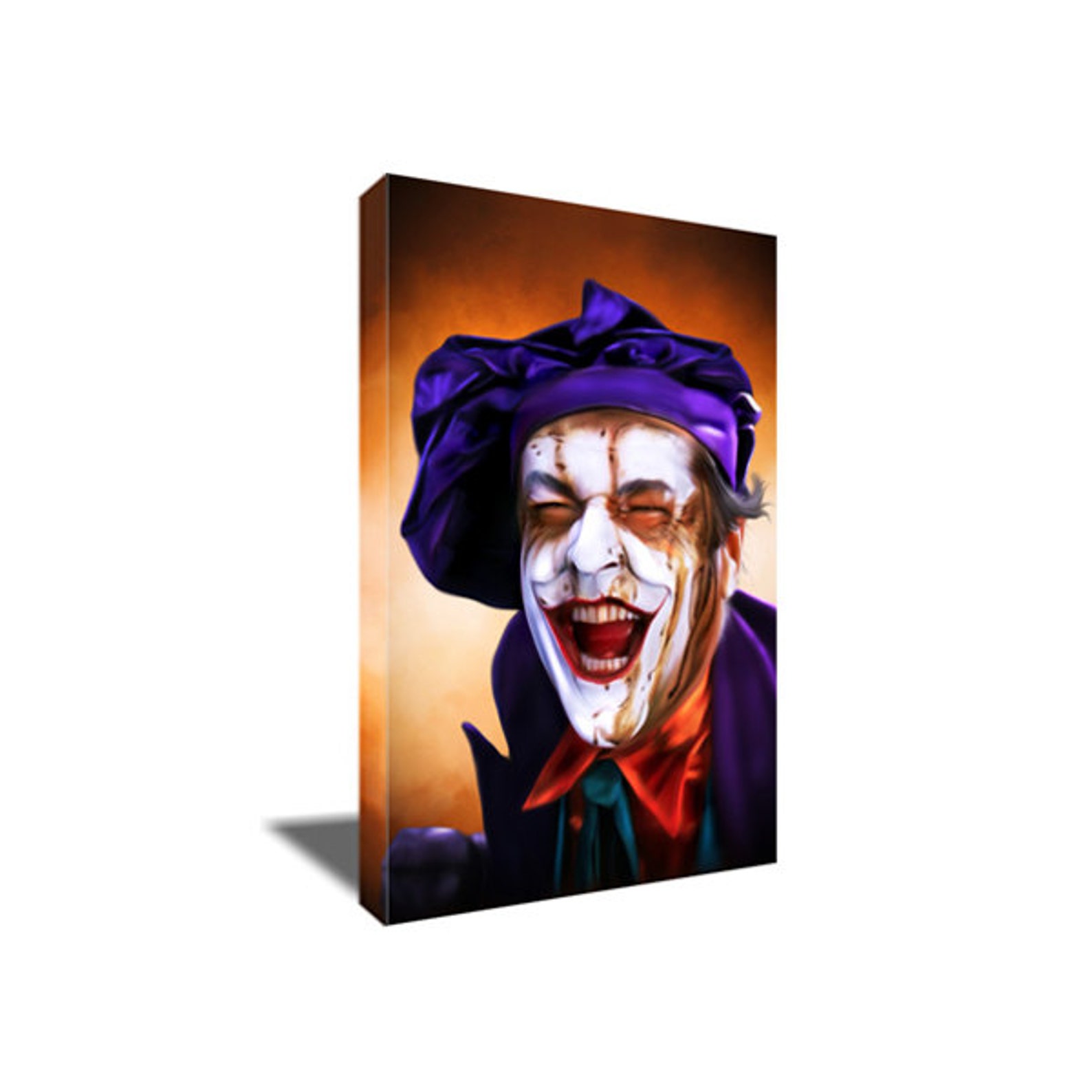 FREE SHIPPING Jack Nicholson as the Joker BOO Photo Painting Poster on ...