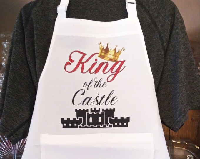 Apron W/pockets-stain-resistant! King of the Castle - - Etsy