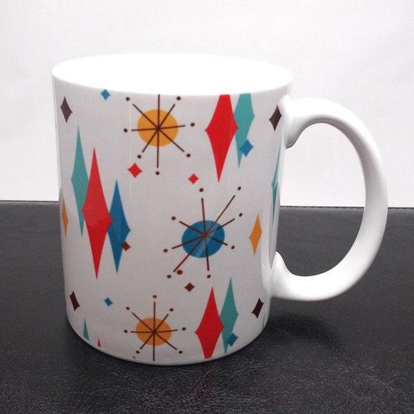 Mid Century Mug - Etsy