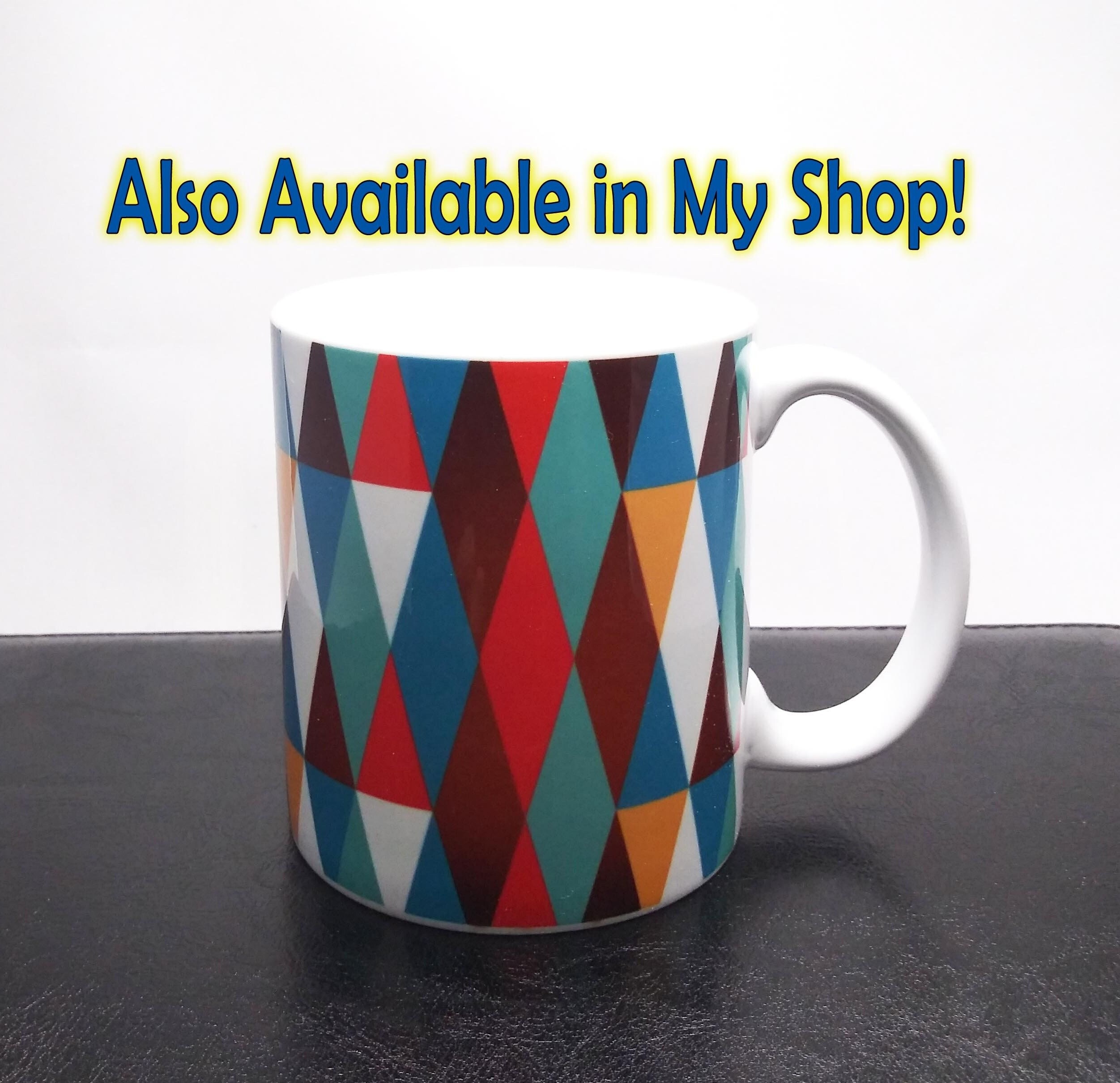 Mid-century Modern Mugs - Different Patterns! - Etsy