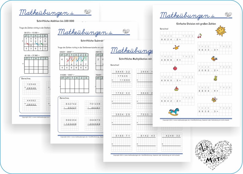 Math Worksheets For Elementary School 4th Grade As PDF For Etsy math-worksheets-for-elementary-school-4th-grade-as-pdf-for-etsy