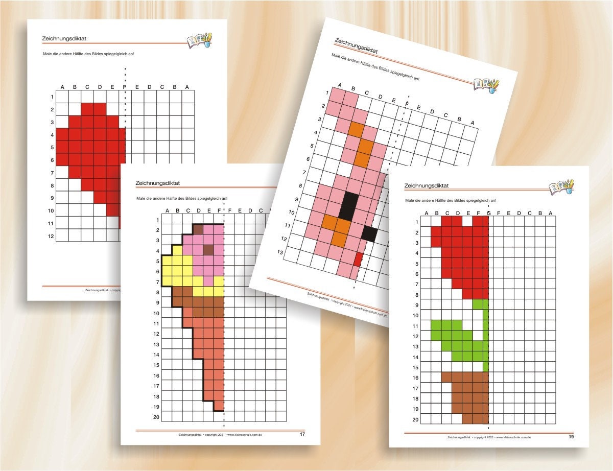 Drawing Dictation Orientation & Directions Part 1 38 Printable Pages A4 ...