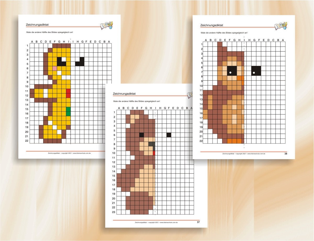 Drawing Dictation Orientation & Directions Part 1 38 Printable Pages A4 ...