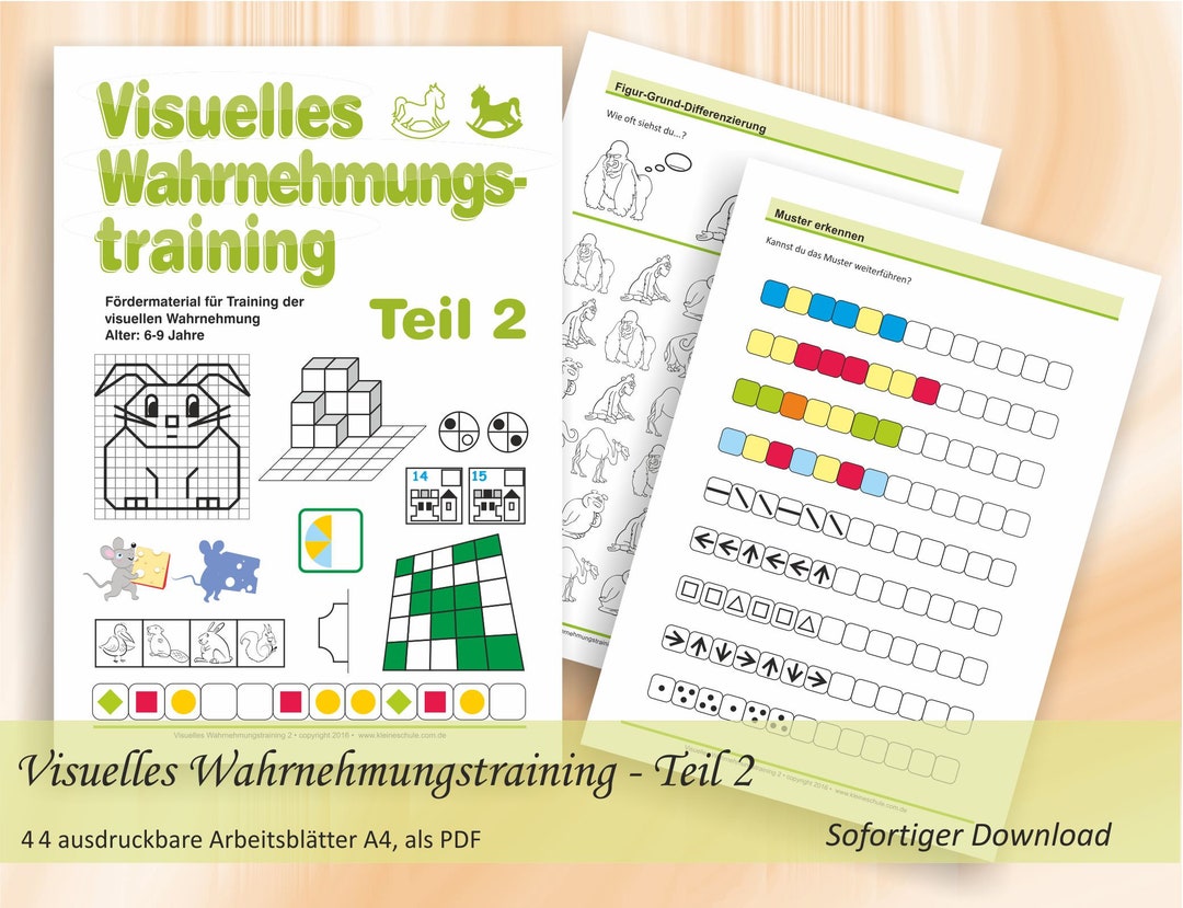 Visual Perception Training Part 2 Exercises to Improve - Etsy