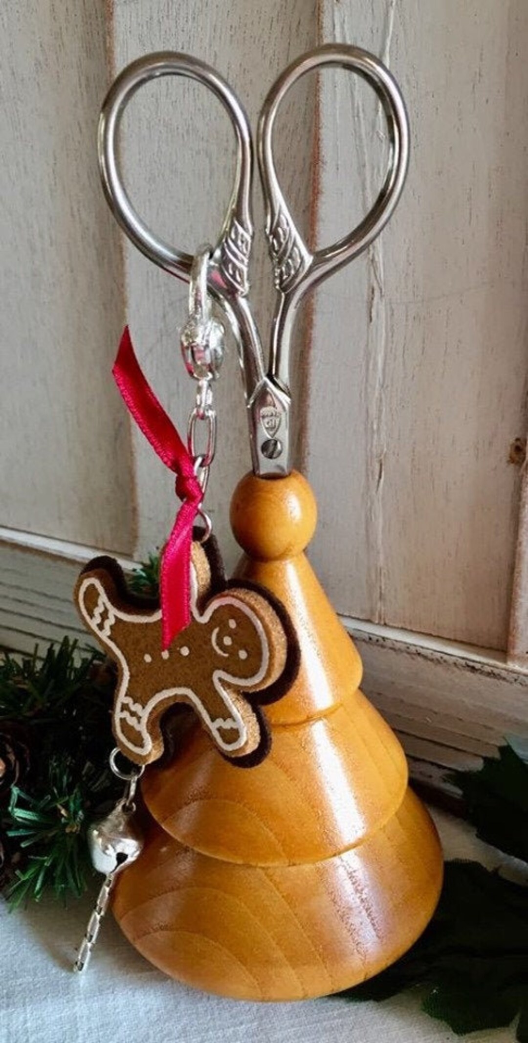 Christmas Tree Scissor Holder - Etsy