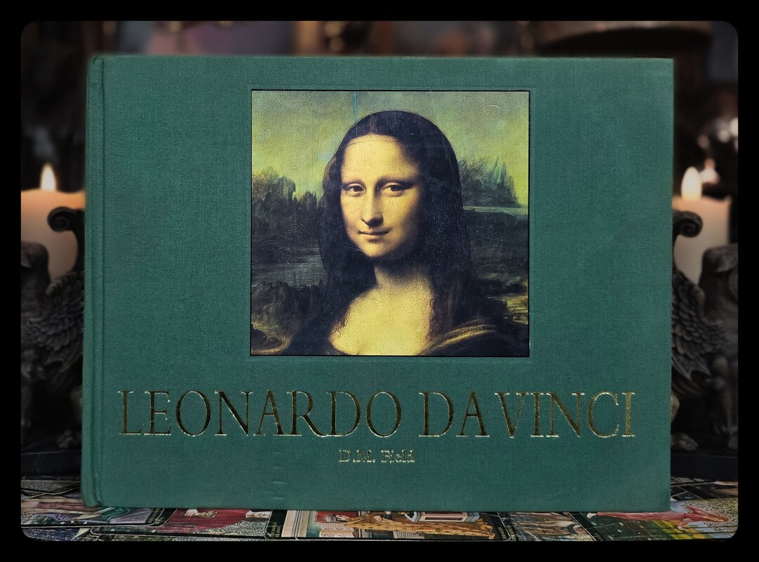 Leonardo Da Vinci Art Book, First Edition – Mona Lisa, Drawings - Etsy