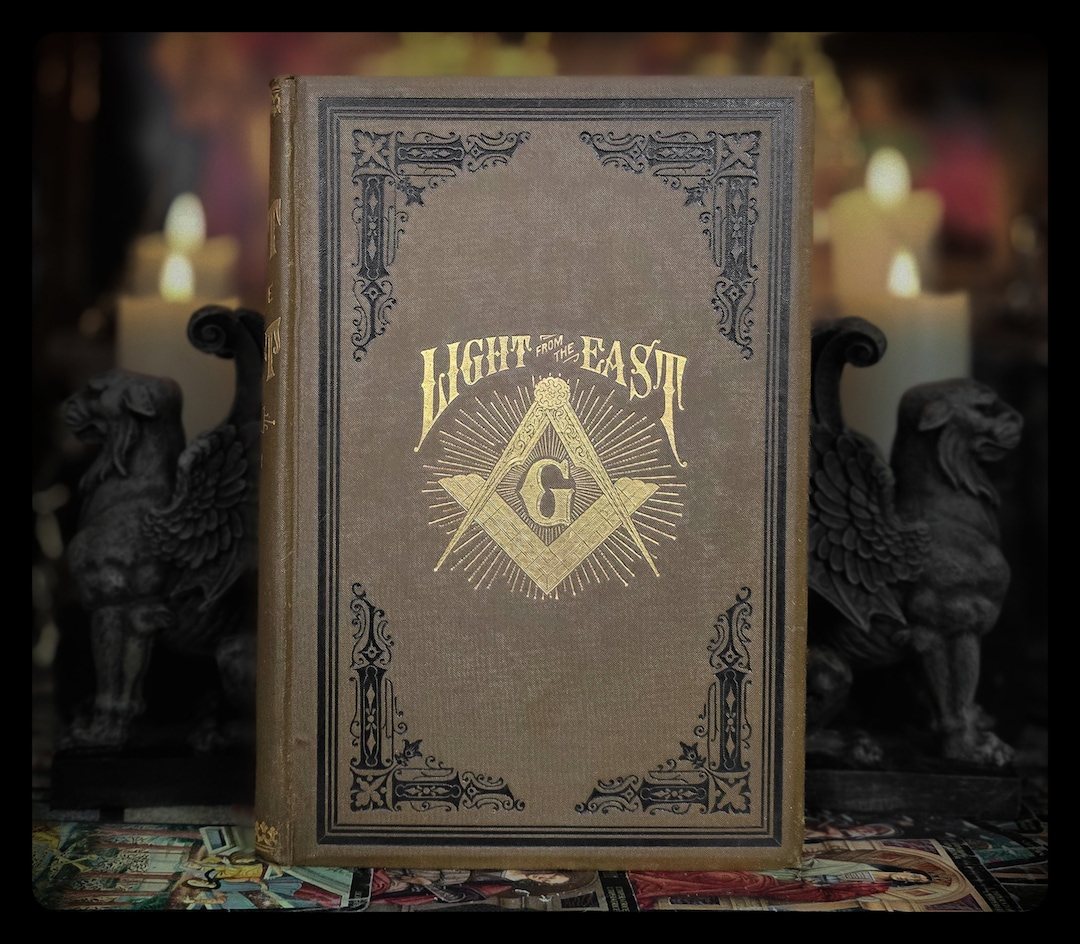 1899 FREEMASONRY Book Knights Templars Mythology Light in Masonry very ...