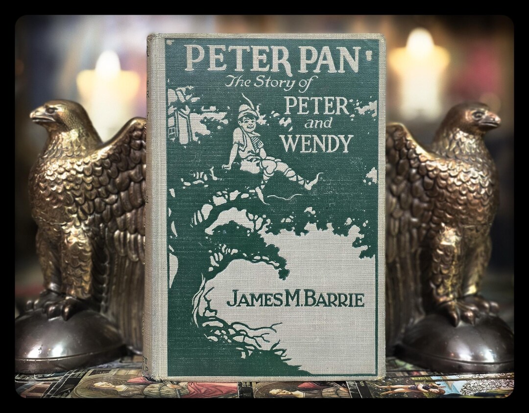 1925 PETER PAN First Edition Thus Antique Peter and Wendy Neverland ...