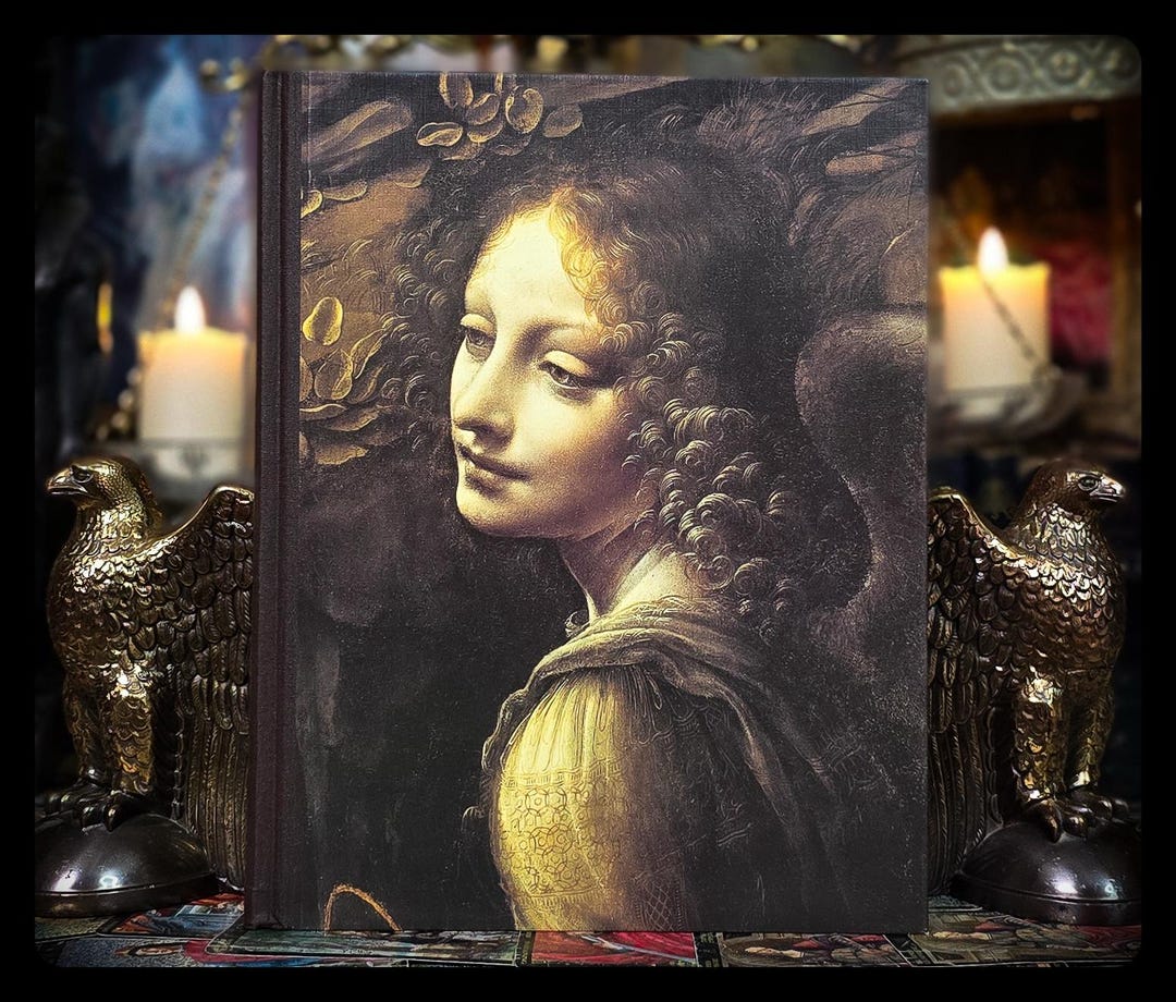 Leonardo Da Vinci Book Mona Lisa Vintage Renaissance Art Artwork Gift ...