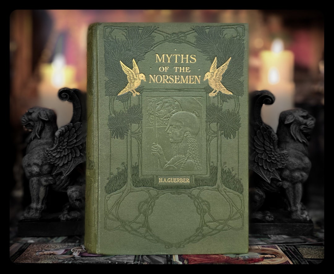 1912 NORSE MYTHOLOGY Book Odin Thor Occult Valhalla Vikings Sorcery ...