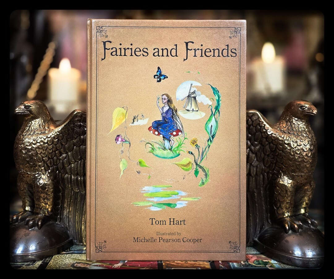 FAIRY TALE BOOK Vintage Fairies Elves Botanical Art Artwork Gift ...