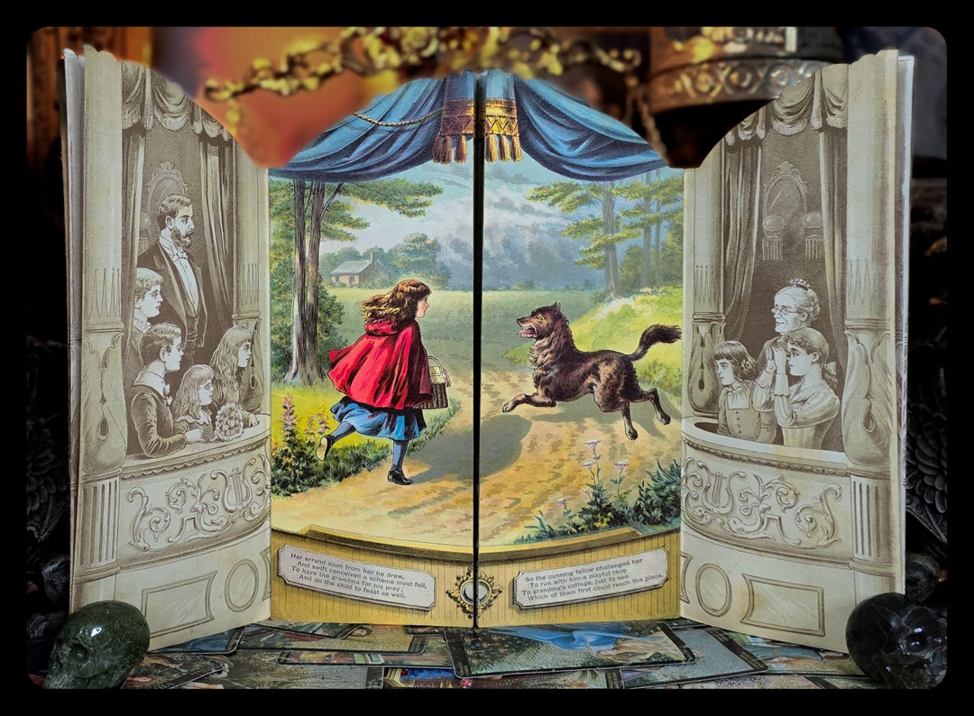 1891 RED RIDING HOOD Theatre Book "rare" Fairy Tale Book (real 1st ...