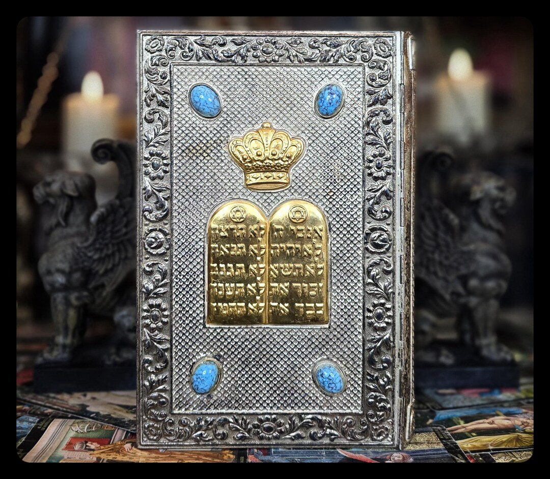 1958 JERUSALEM BIBLE Metaphysical Moses Antique Esoteric Jesus ...