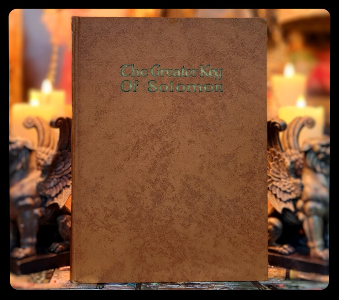 KEY OF SOLOMON Grimoire Conjuring Magick rare - Etsy