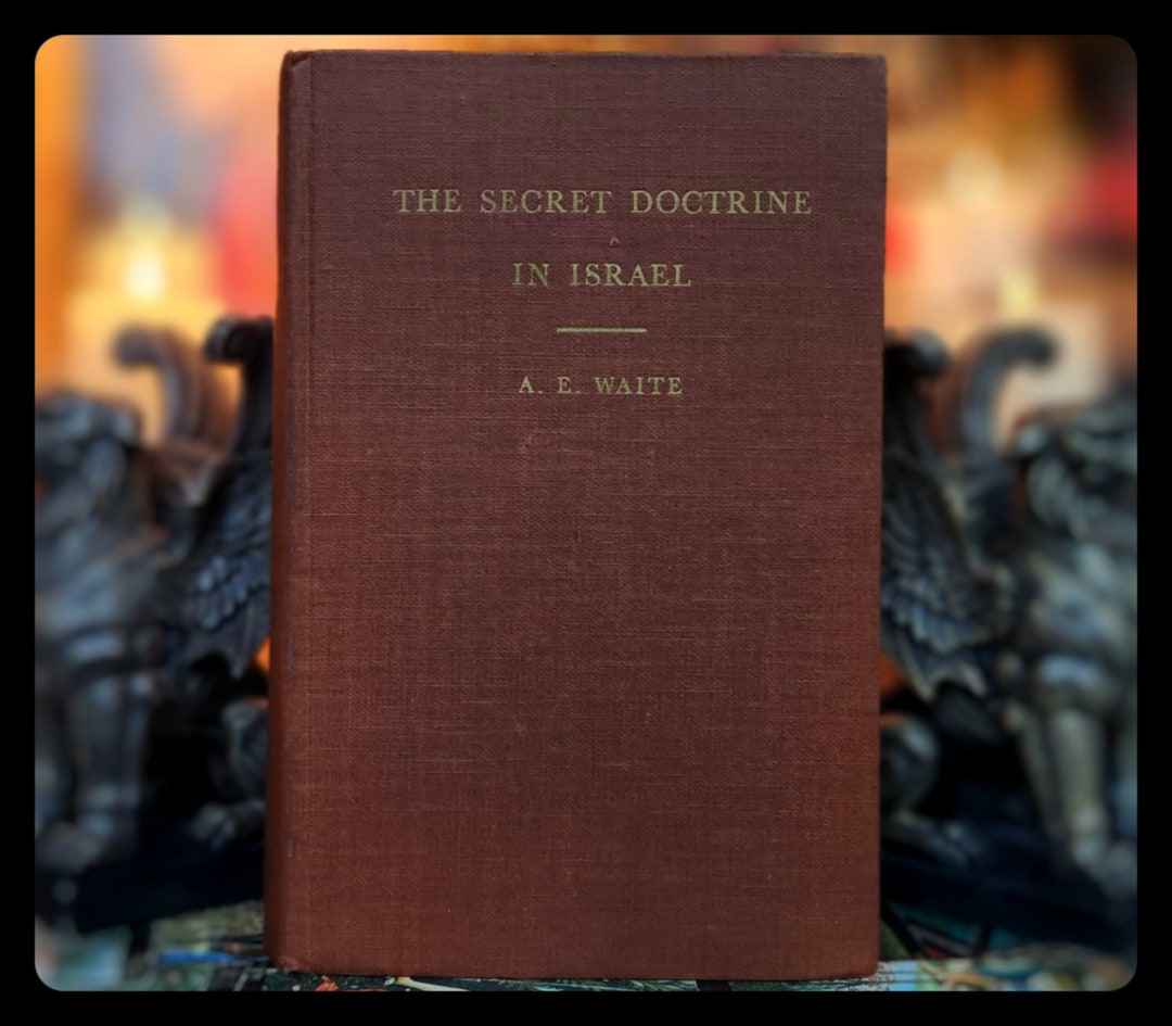 1957 THE SECRET DOCTRINE Occult Science Freemasonry the Holy Grail ...