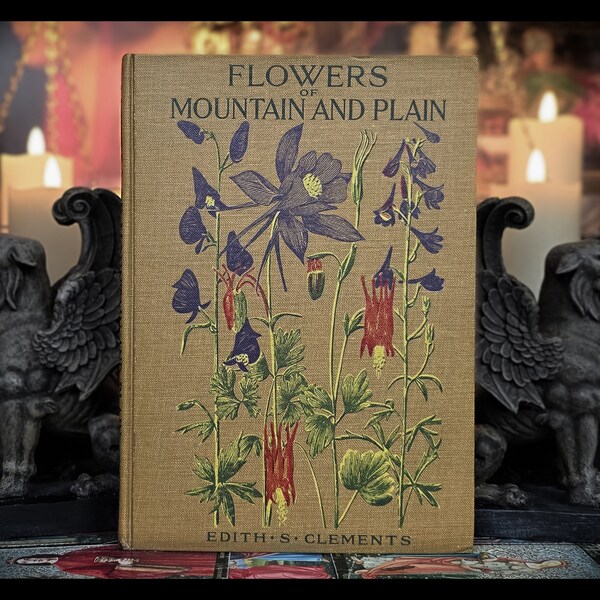 Vintage Flower Book - Etsy