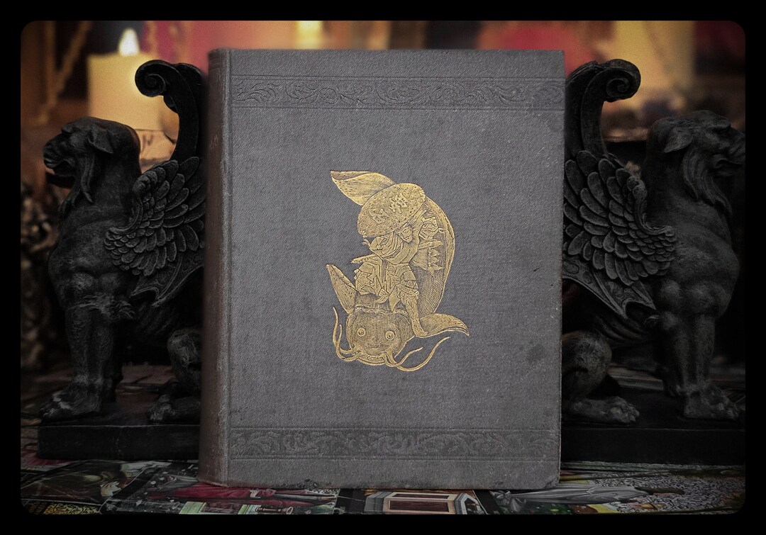1887 Japanese Fairy World Book Occult Mythology Magic Sorcery Fairy ...