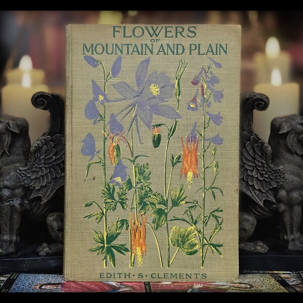 Vintage Flower Book - Etsy