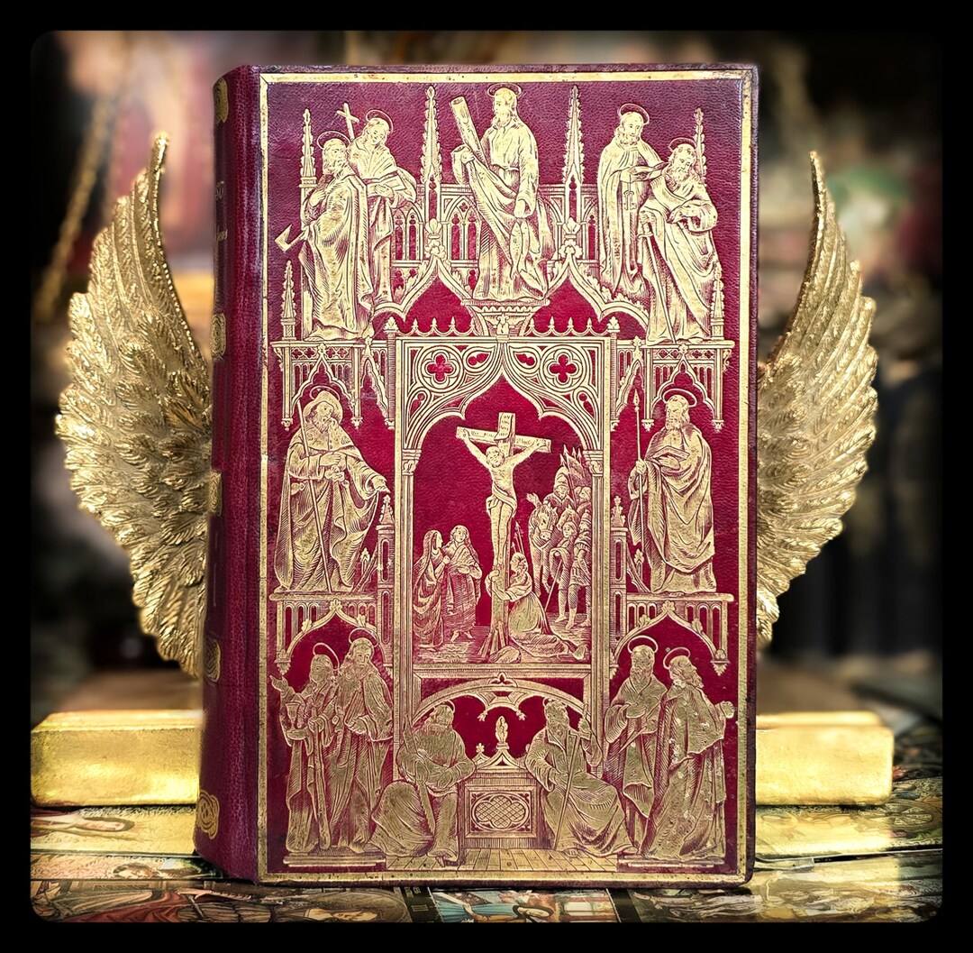 1854 LIFE OF CHRIST Incredible Art Artwork Spiritual Book Bible ...