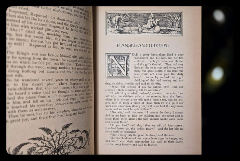 Grimm's Fairy Tale Book Book Cinderella Snow White Brothers Grimm ...