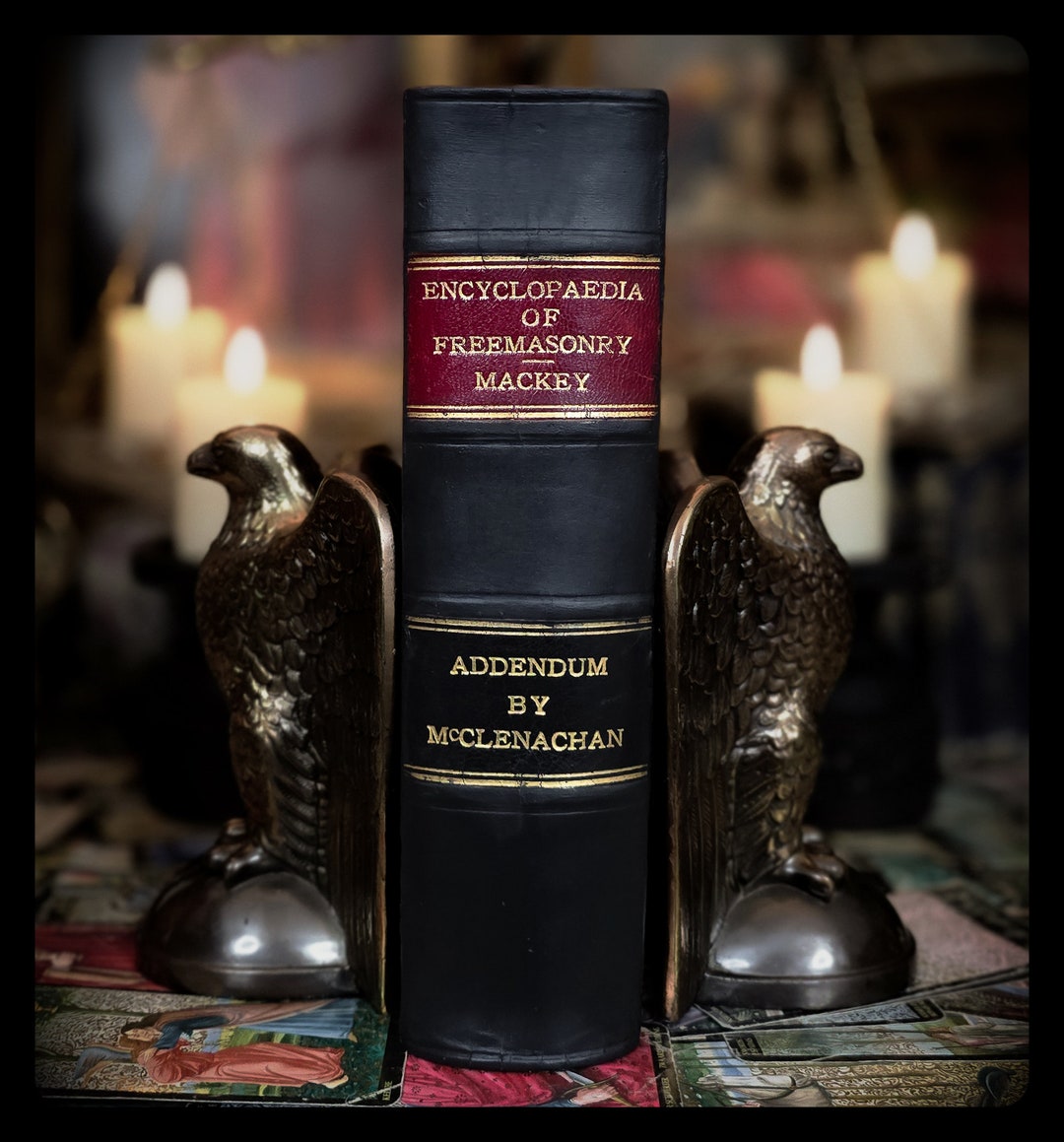 1887 FREEMASONRY Illuminati Book All Seeing Eye Antique Knights ...