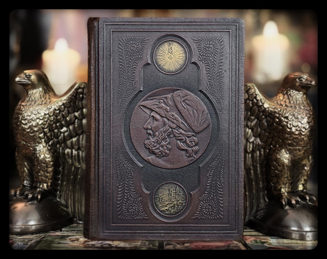 1913 Mythology Book Norse Holy Grail Occult King Arthur Merlin Druid ...