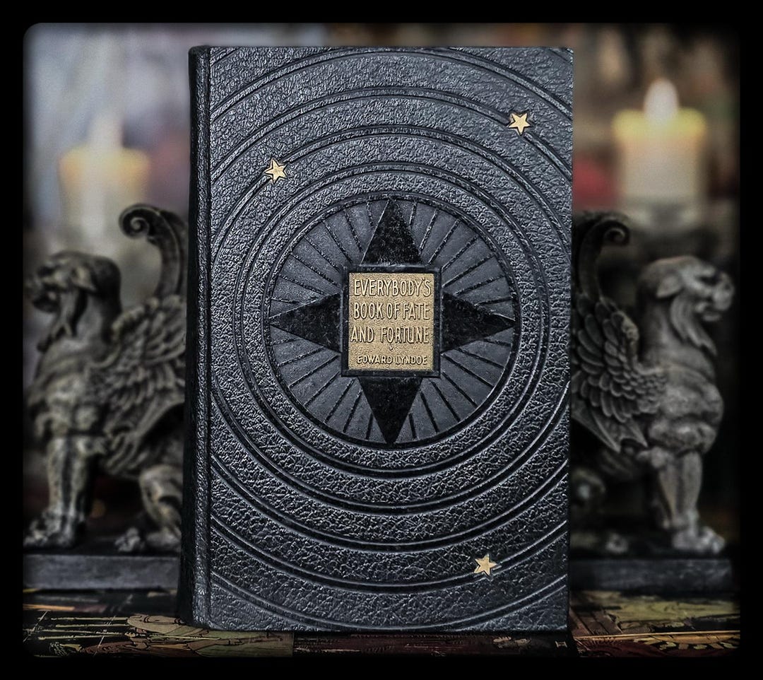 1938 BOOK OF FORTUNE Occult Astrology Numerology Metaphysical Book ...