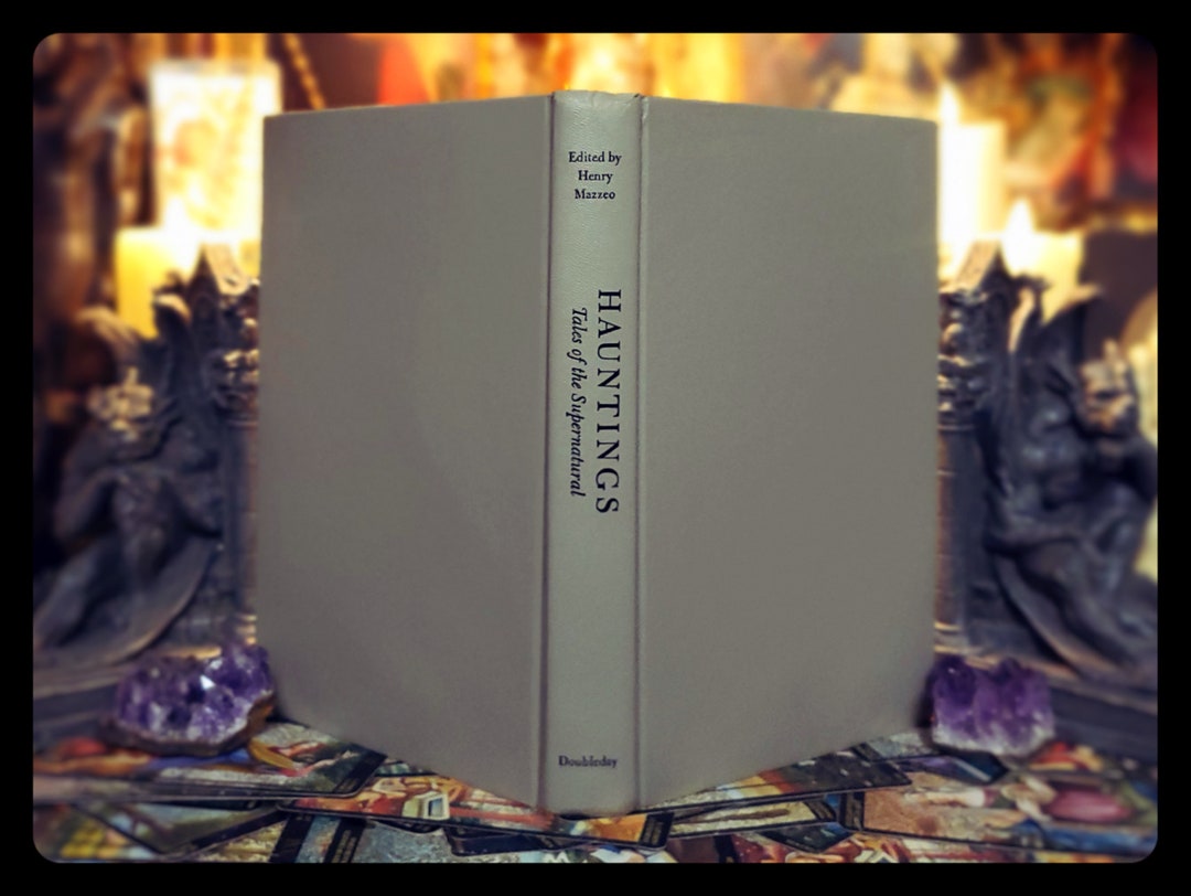 HAUNTINGS Edgar Allan Poe Book Ghosts Spirits Vintage Ghost Story Book ...