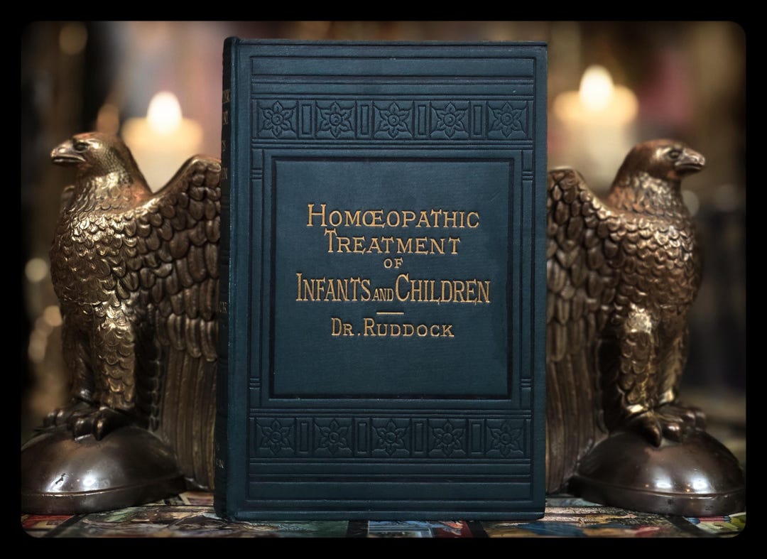 1891 HOMEOPATHIC BOOK Remedies Anatomy very Rare Antique Vintage ...