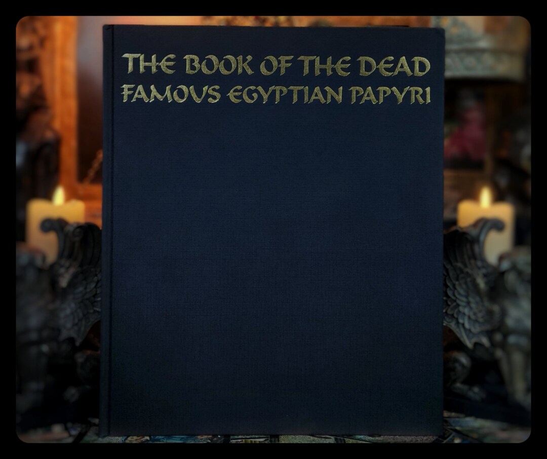 BOOK of THE DEAD Egyptian Spells Incantations Occult Book Antique ...