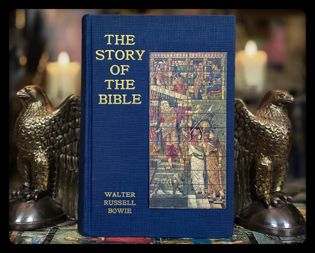 1939 BIBLICAL Bible History Book Moses Antique Esoteric Jesus ...