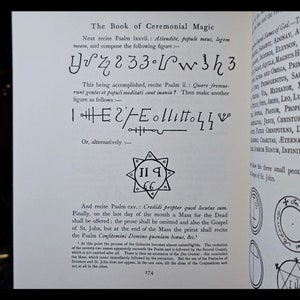 CEREMONIAL MAGIC Occult Book Grimoire Necromancy Witchcraft Kabbalah ...