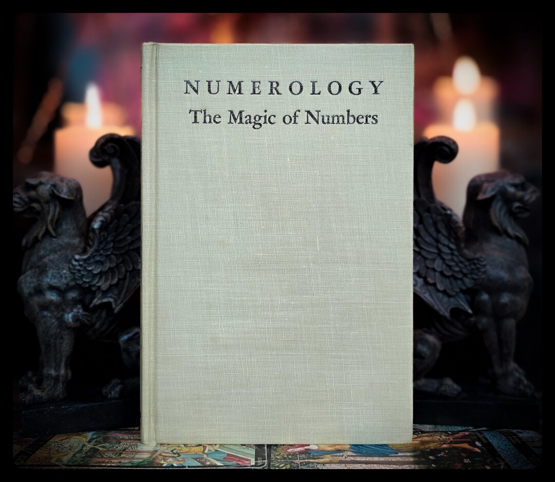 1945 NUMEROLOGY Occult Book (very Rare) Astrology 4th Dimension Vintage ...