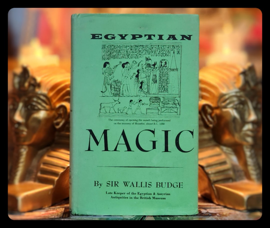 EGYPTIAN MAGIC Mythology Sorcery Spells "rare Beautiful Condition ...