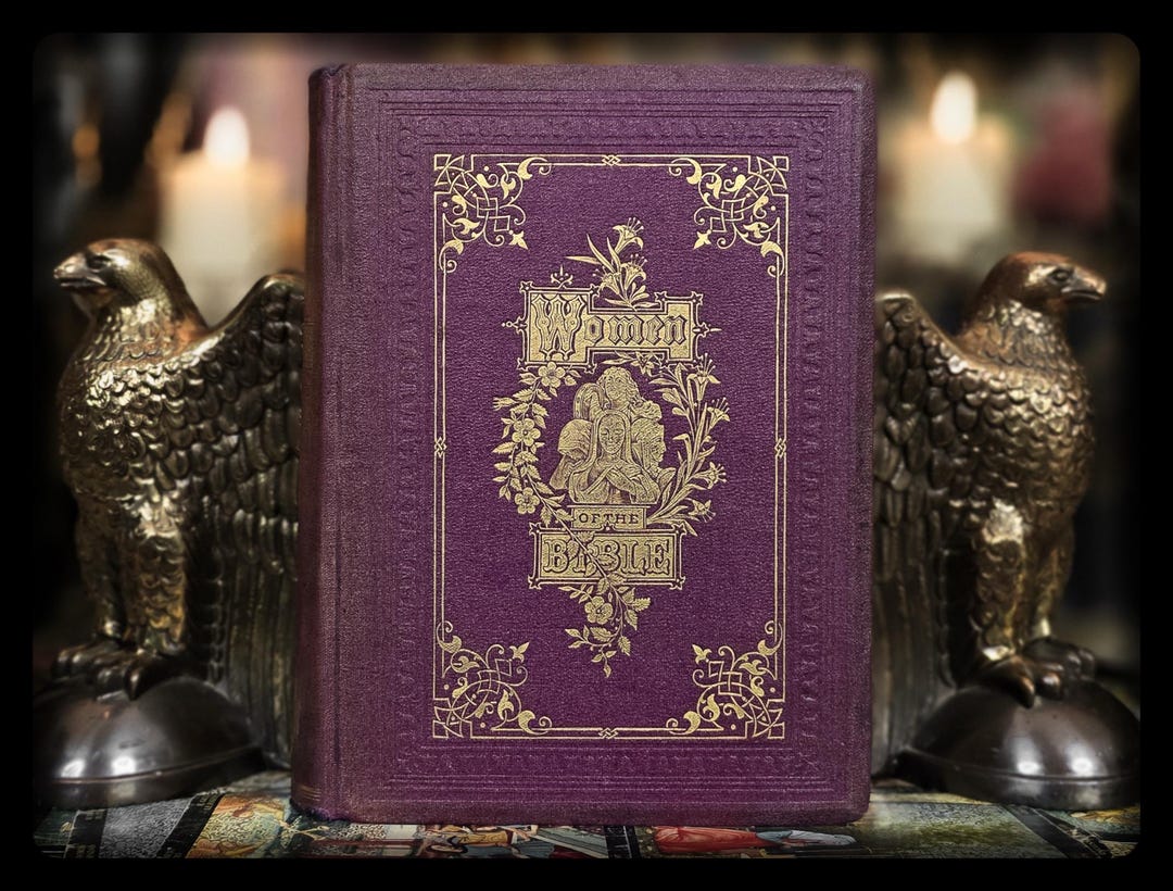 1868 SACRED WOMEN Bible Fallen Angels Esoteric Antique Vintage ...