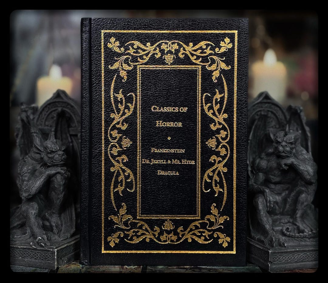 DRACULA FRANKENSTEIN HORROR Book Vampire Gothic Dr Jekyll Mr Hyde ...