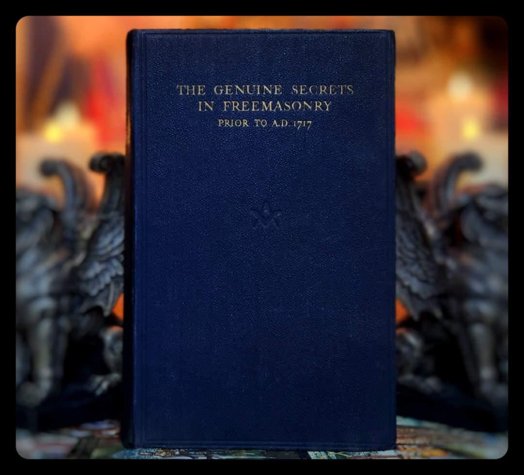 1930 Secrets of Freemasonry Astrology Metaphysics Occult Masonic Book ...