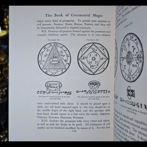 CEREMONIAL MAGIC Occult Book Grimoire Necromancy Witchcraft Kabbalah ...