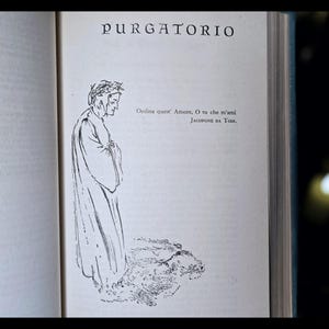 DANTE'S INFERNO Book Purgatory and Paradise Occult Divine Comedy Art ...